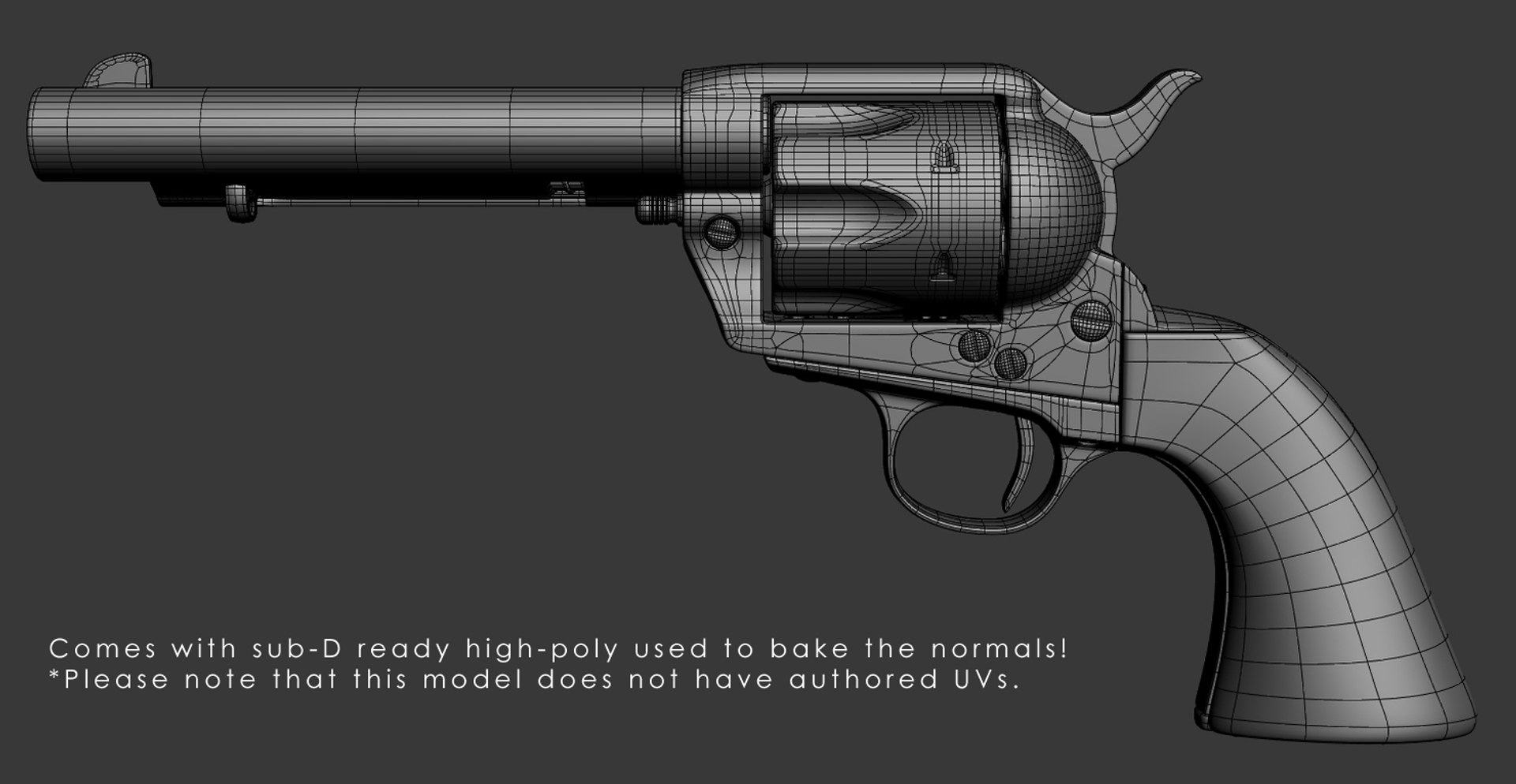 Colt Single Action Army 3d Model