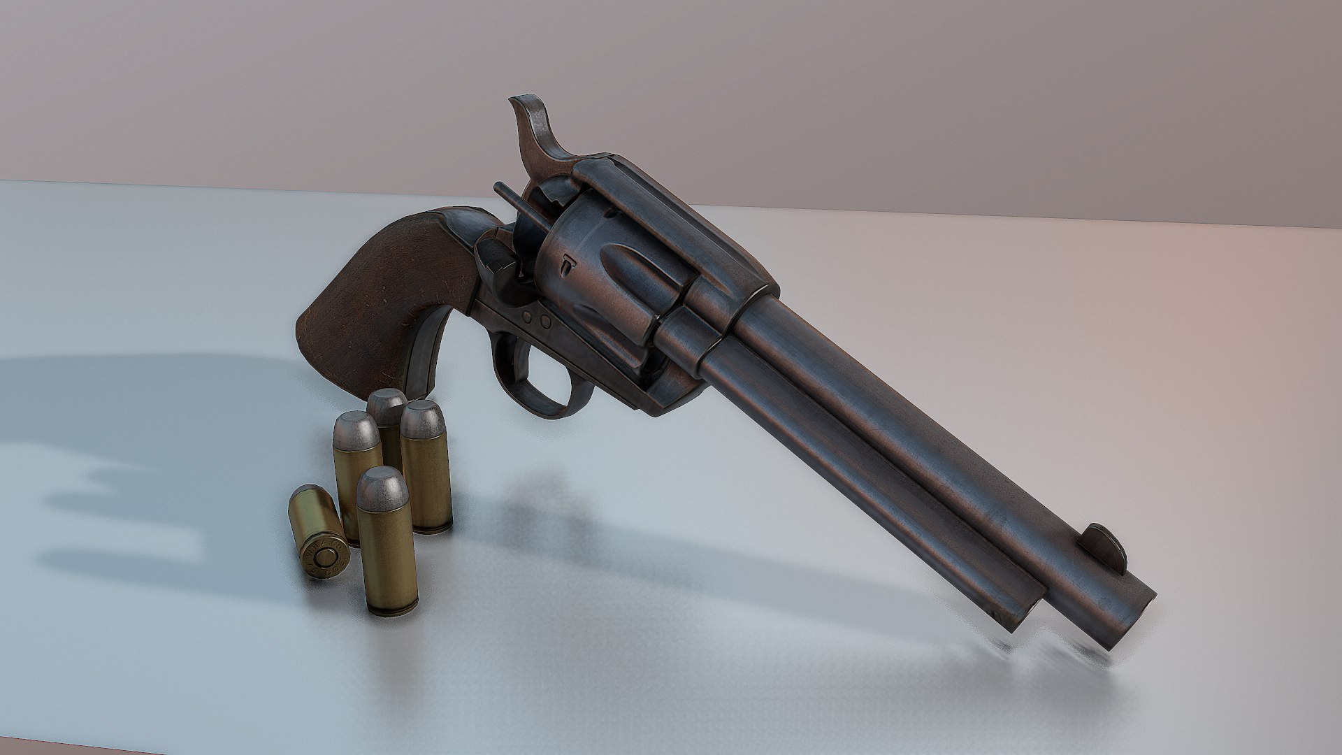 Colt Single Action Army 3d Model