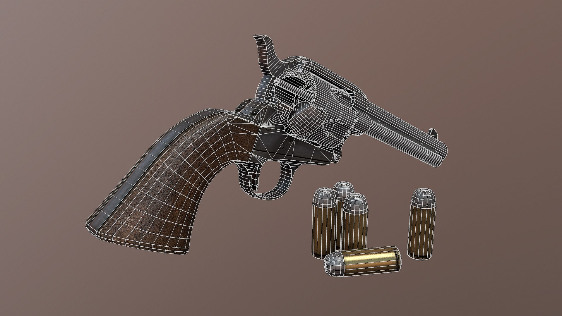 Colt Single Action Army 3d Model