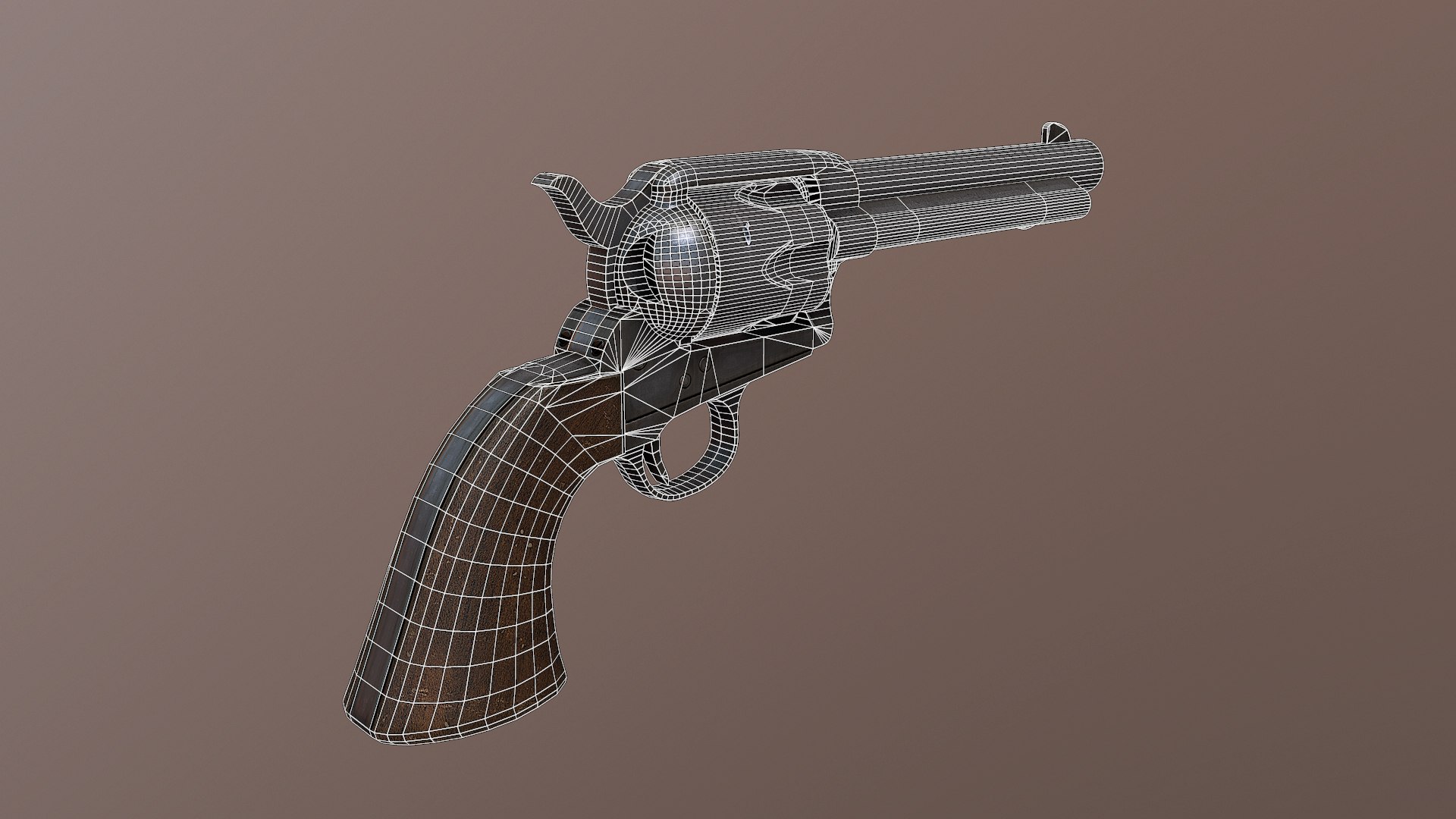 Colt Single Action Army 3d Model