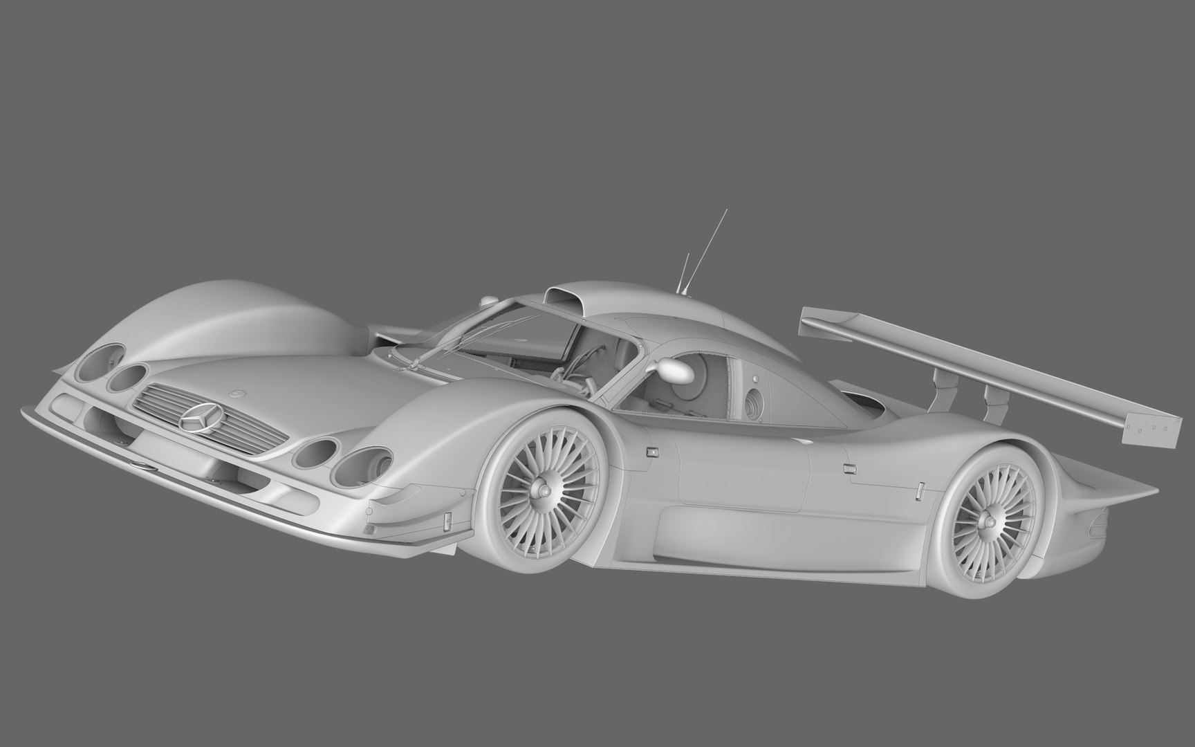 3d Model Of Mercedes Benz Clr99