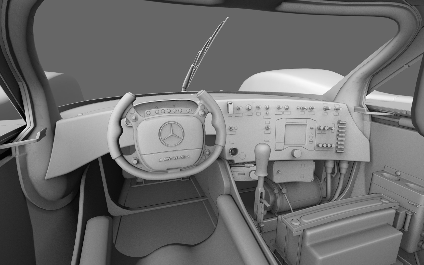 3d Model Of Mercedes Benz Clr99