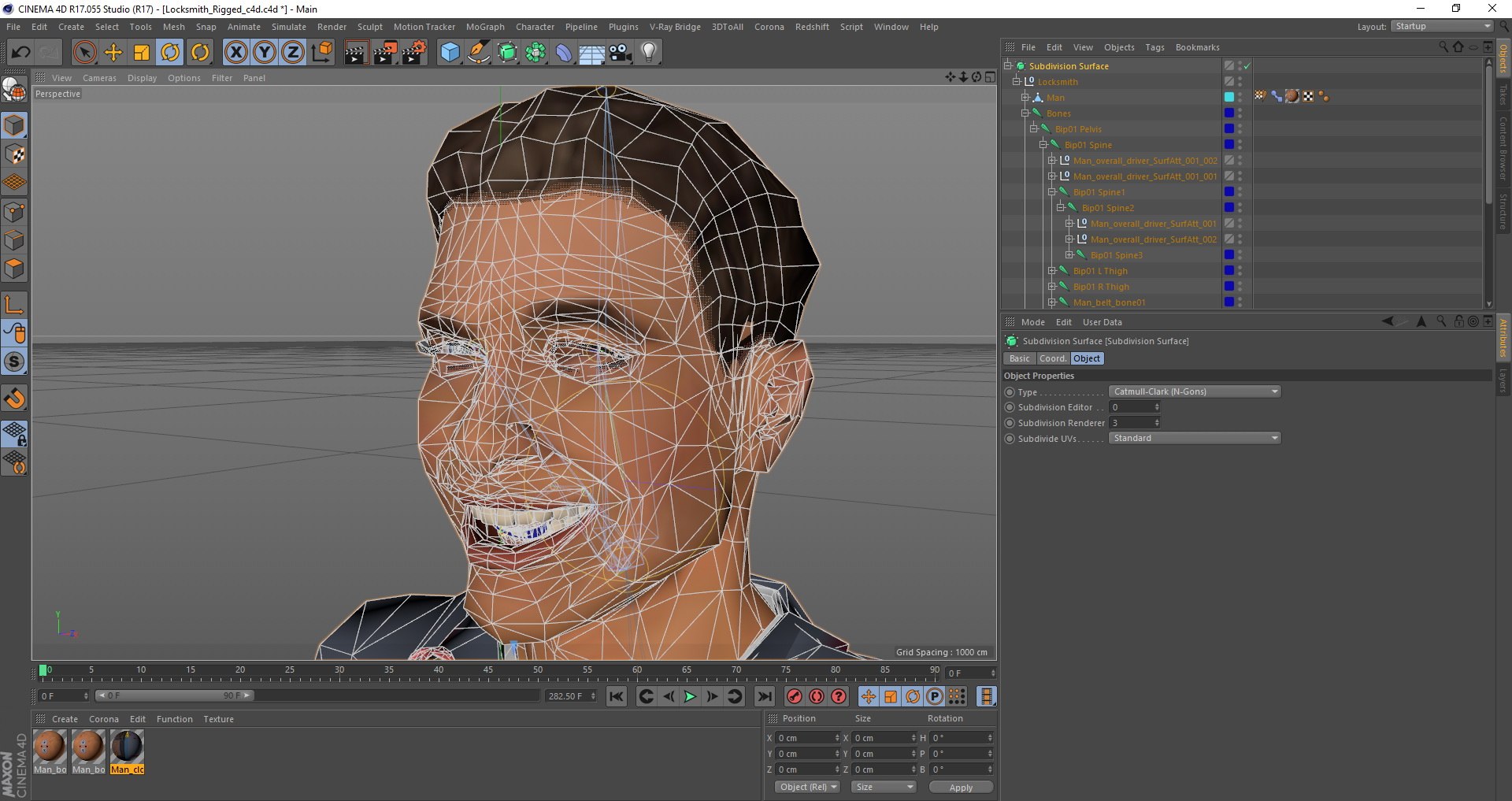 3D Locksmith Rigged - TurboSquid 1576940