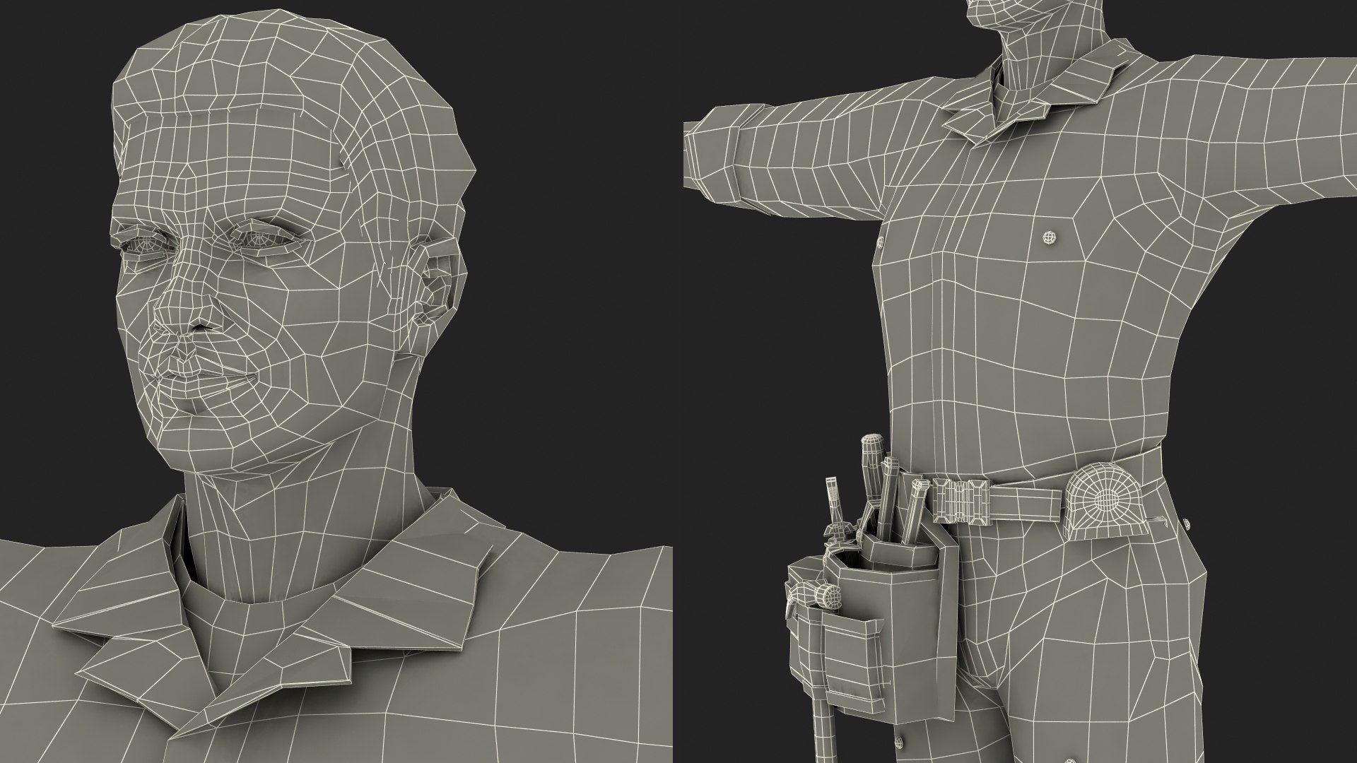 3D Locksmith Rigged - TurboSquid 1576940