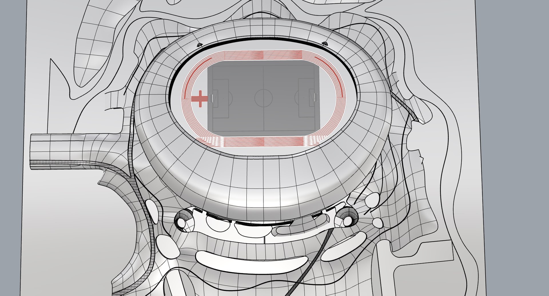 Quzhou Stadium 3D - TurboSquid 2094643