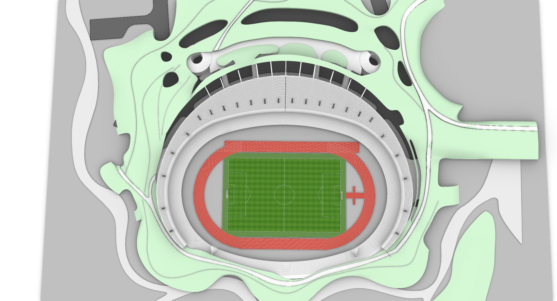 Quzhou Stadium 3D - TurboSquid 2094643