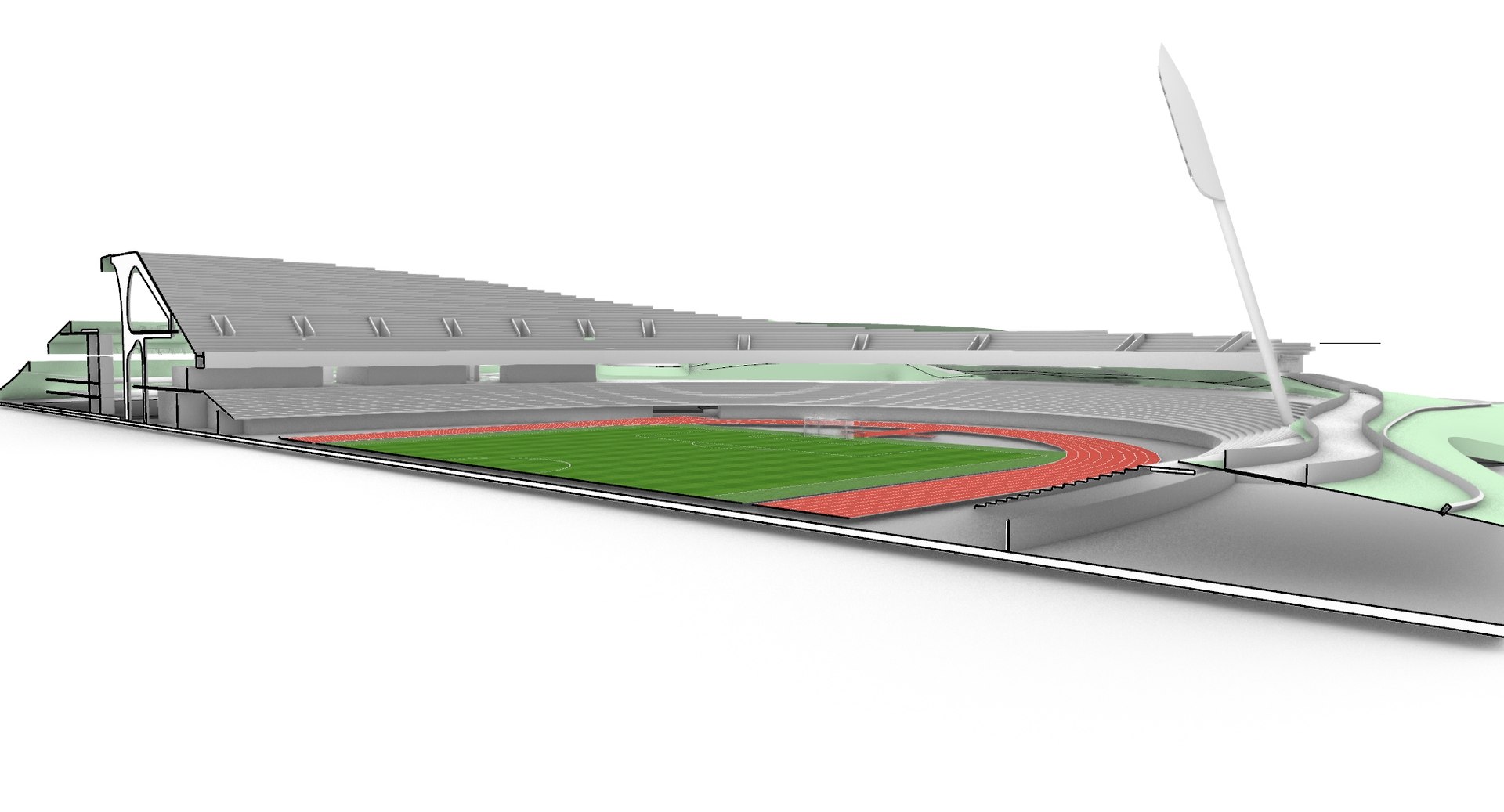 Quzhou Stadium 3D - TurboSquid 2094643