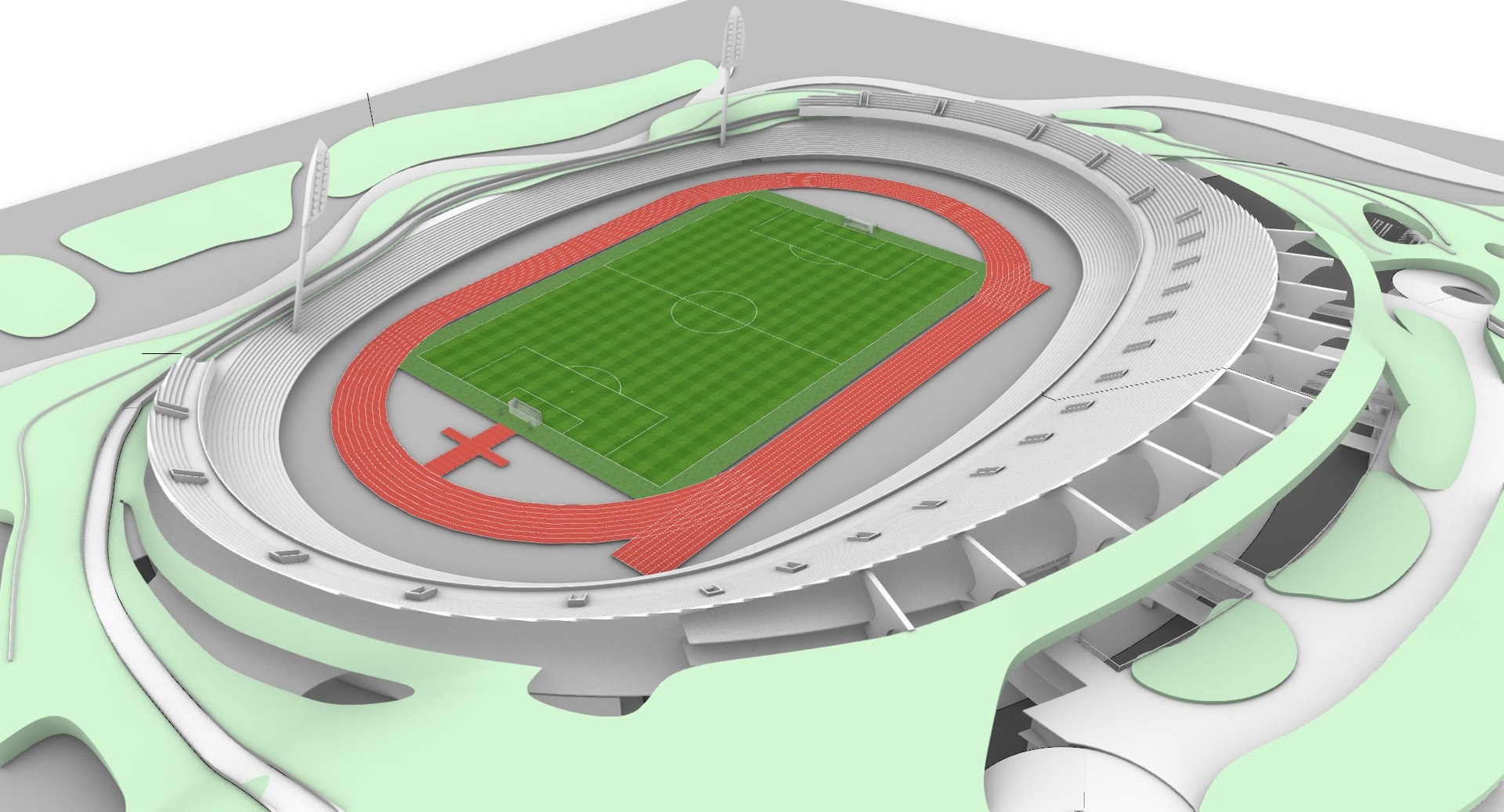 Quzhou Stadium 3D - TurboSquid 2094643