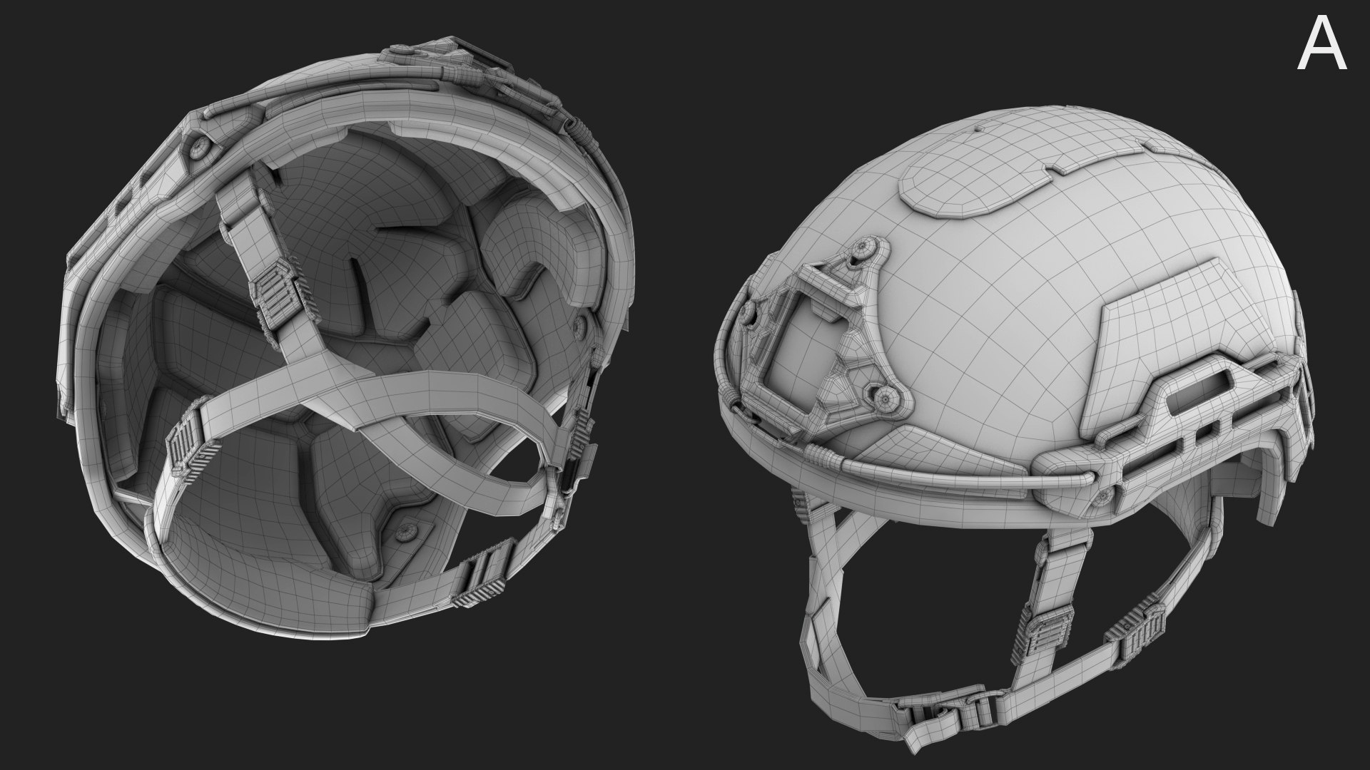 3D Police Tactical Helmet model - TurboSquid 2146145