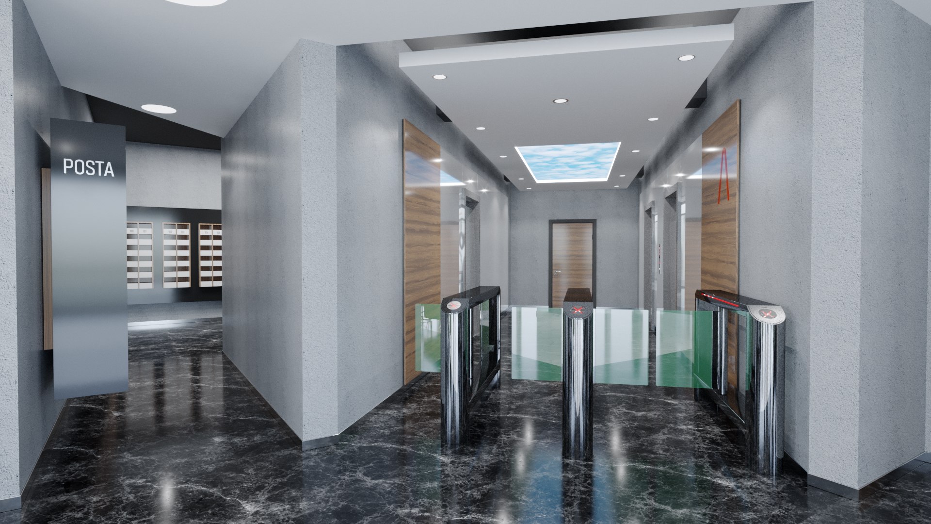 Lobby 3D Model - TurboSquid 1806731