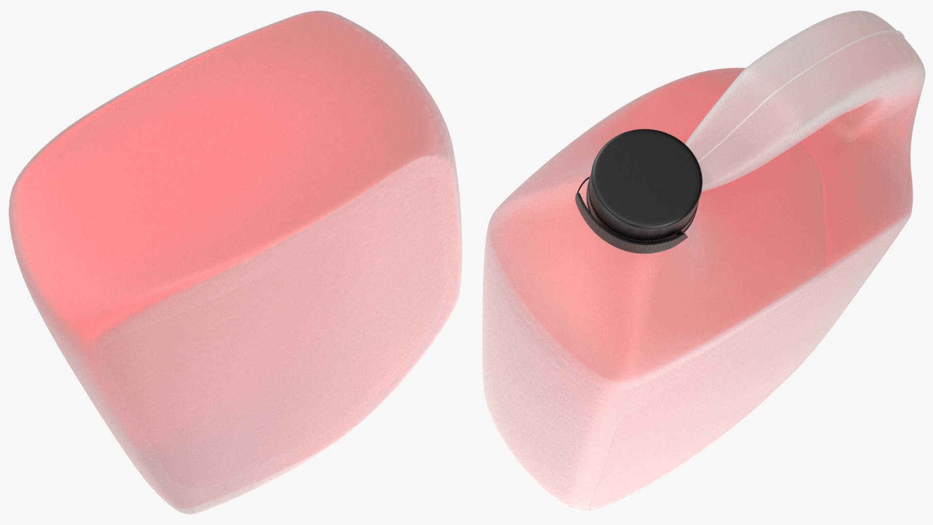 Plastic Canister 1 Gallon With Red Liquid 3D Model - TurboSquid 2015251