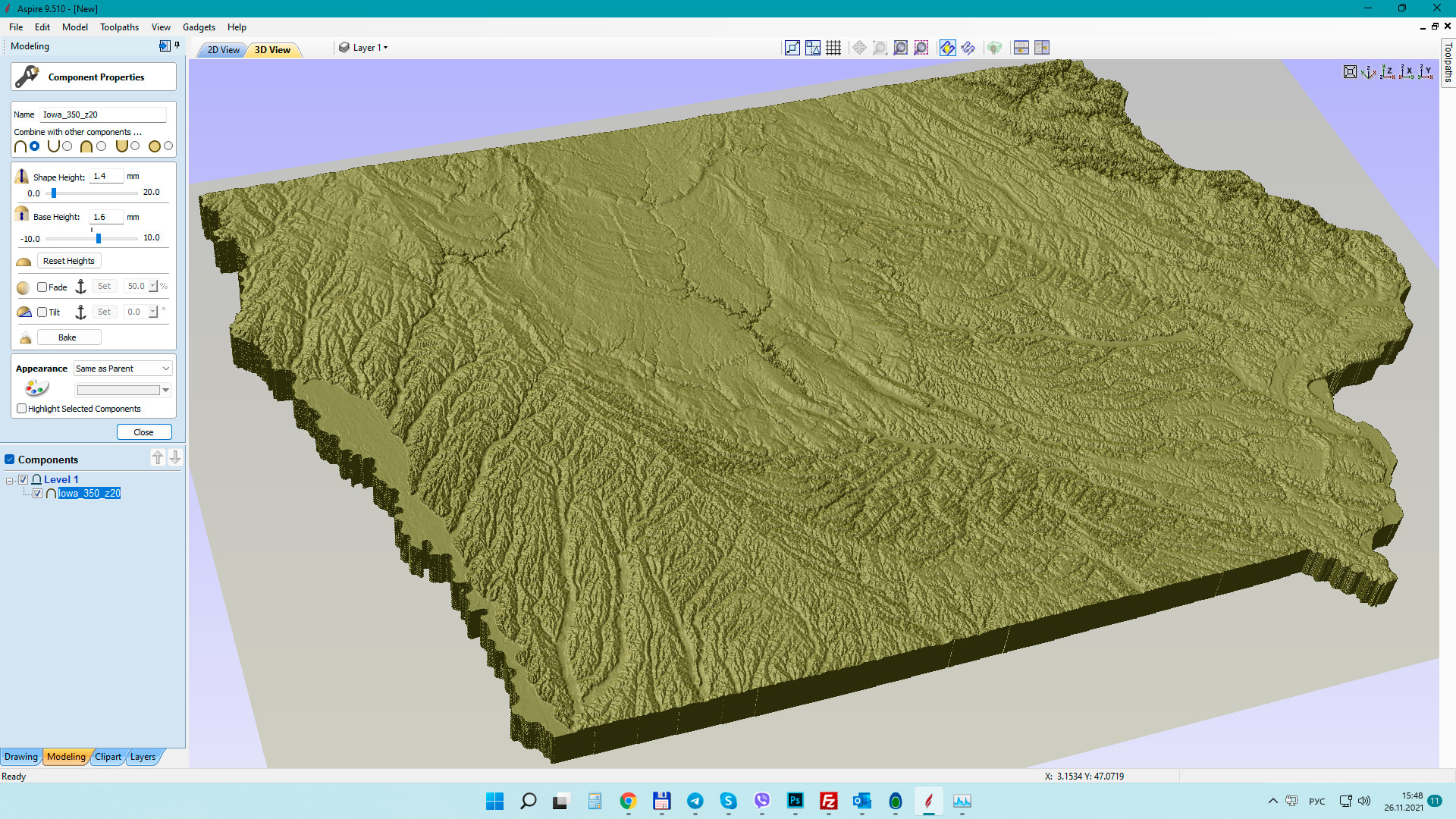 3D State of Iowa 3D print model - TurboSquid 1820340