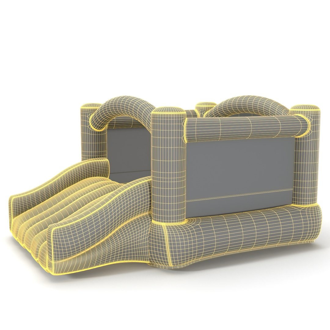 3D Little Tikes Jump And Slide Inflatable Bouncer PBR - TurboSquid 2236725