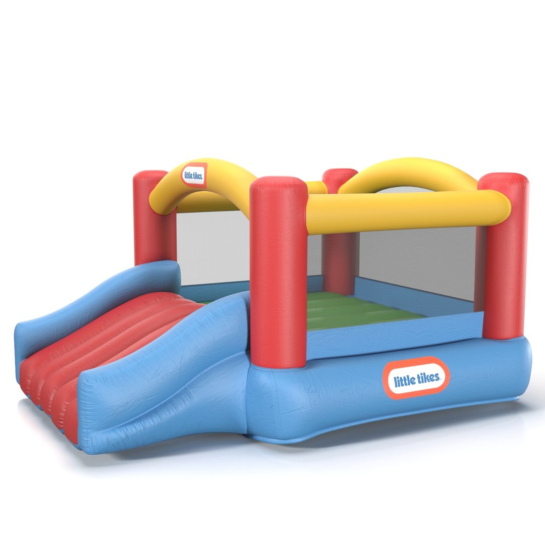 3D Little Tikes Jump And Slide Inflatable Bouncer PBR - TurboSquid 2236725