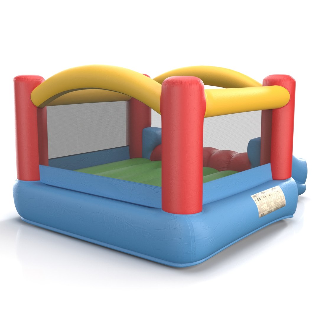 3D Little Tikes Jump And Slide Inflatable Bouncer PBR - TurboSquid 2236725