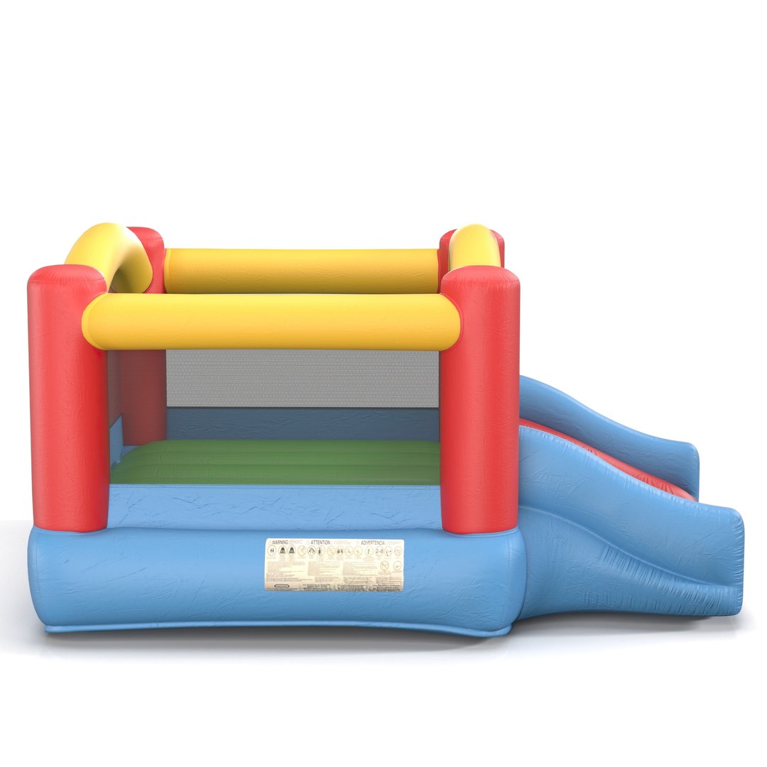 3D Little Tikes Jump And Slide Inflatable Bouncer PBR - TurboSquid 2236725
