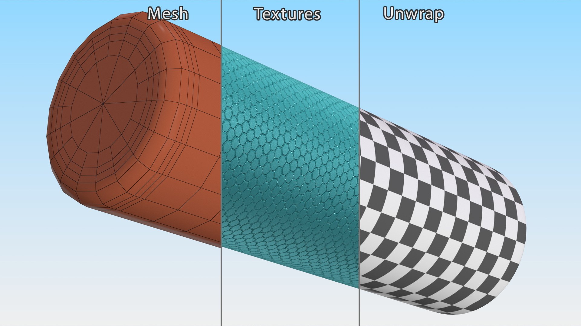 Compact Foam Roller 3D Model - TurboSquid 2031282