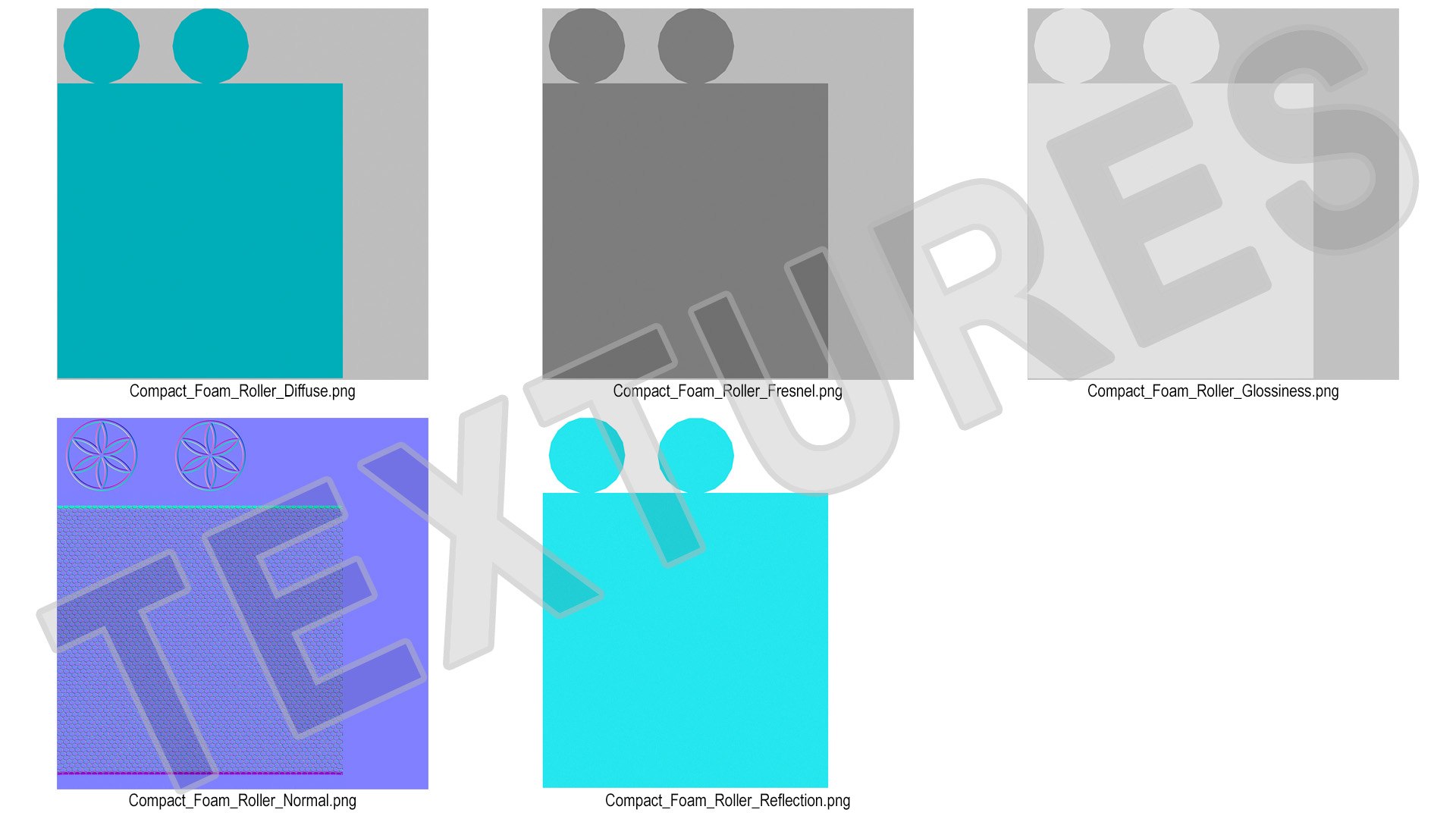 Compact Foam Roller 3D Model - TurboSquid 2031282