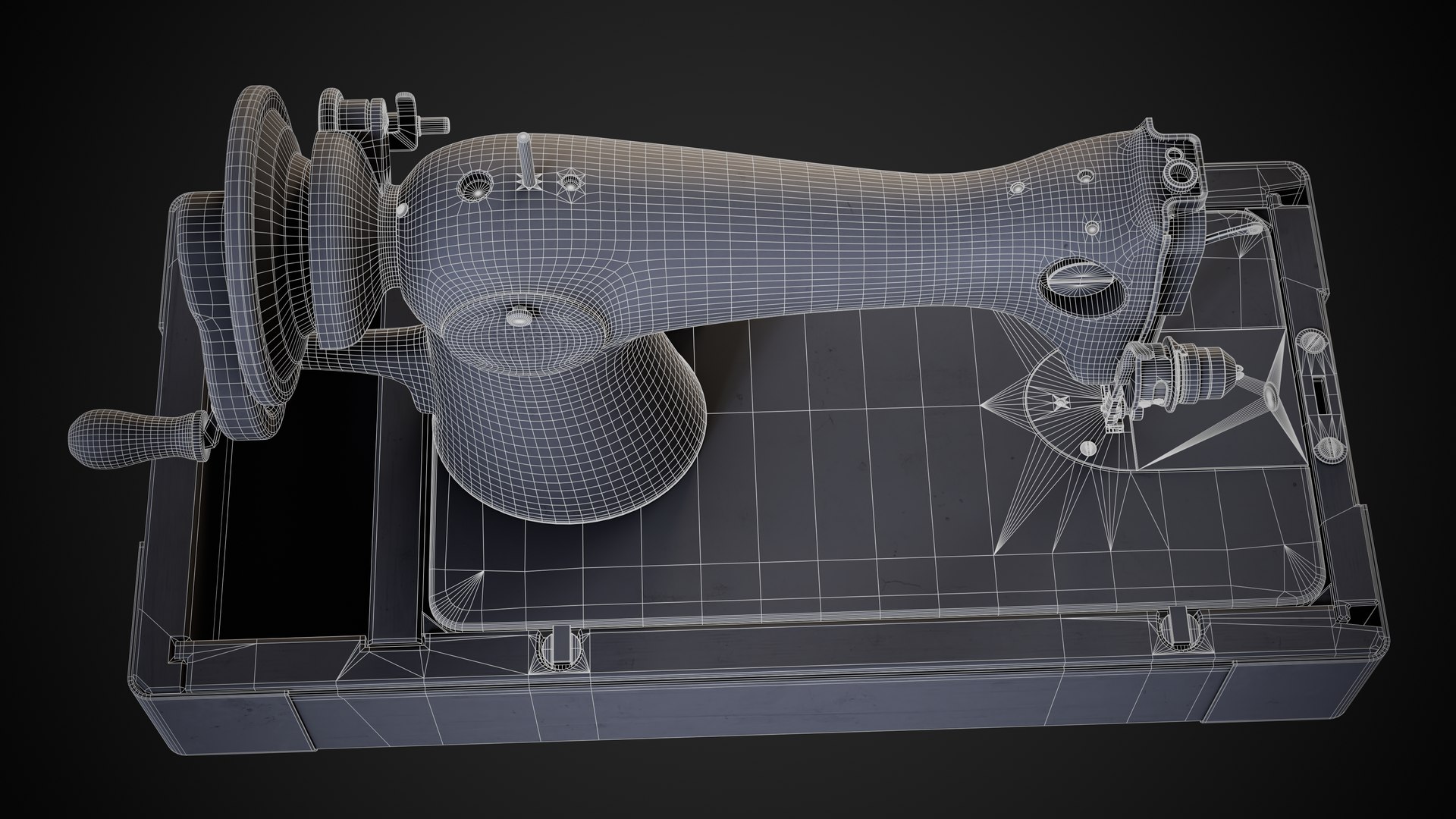 3D Sewing Machine Tool Old Damaged Da1 - TurboSquid 2199116