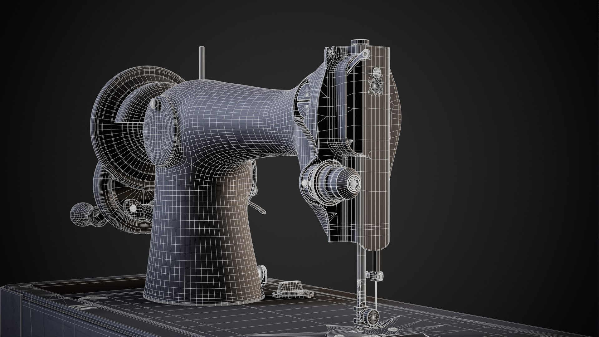 3D Sewing Machine Tool Old Damaged Da1 - TurboSquid 2199116