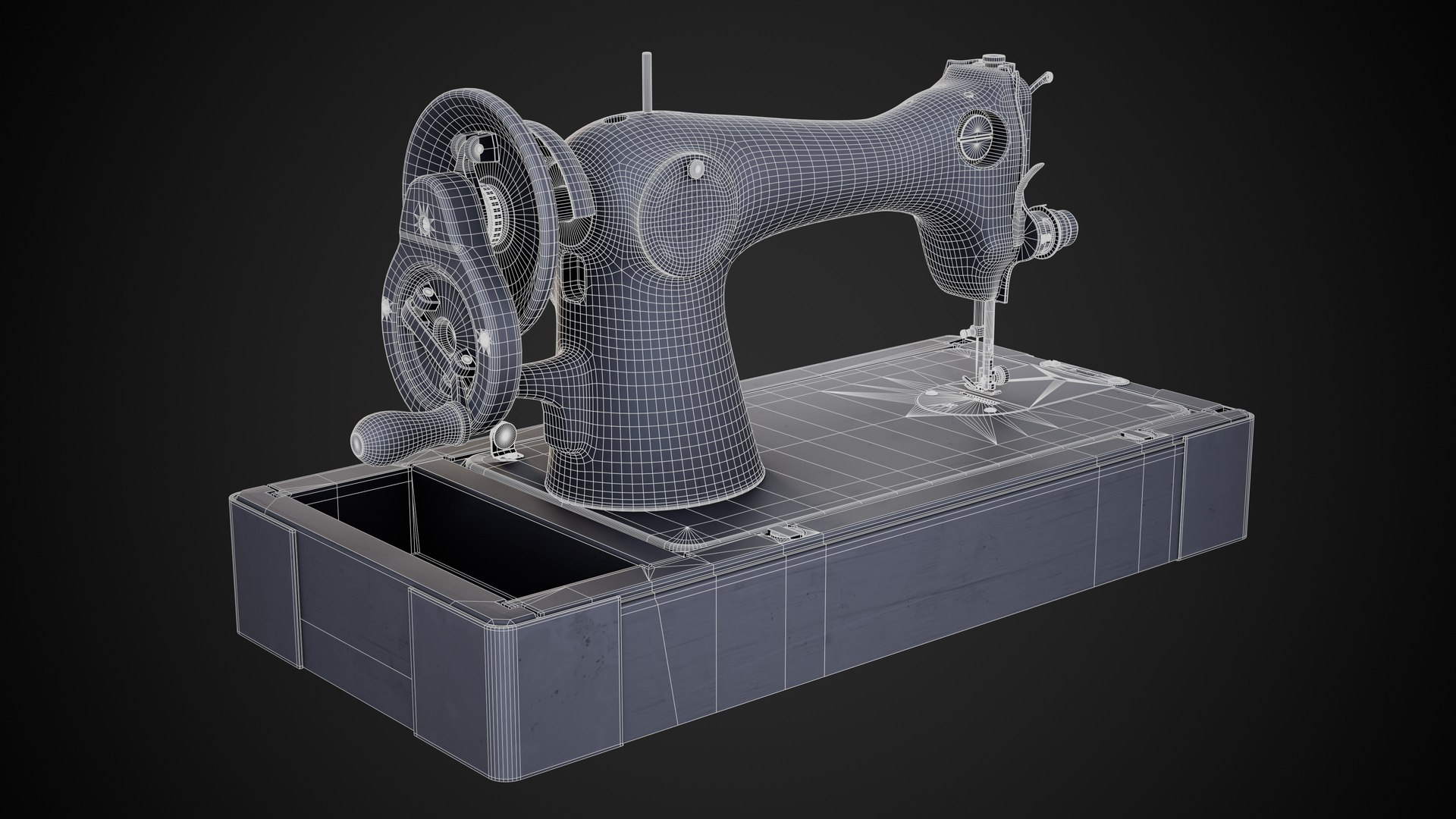 3D Sewing Machine Tool Old Damaged Da1 - TurboSquid 2199116