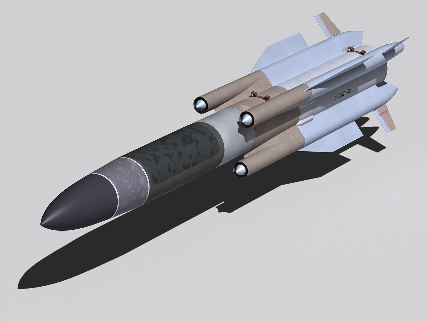 3d Kh-31ad Missile
