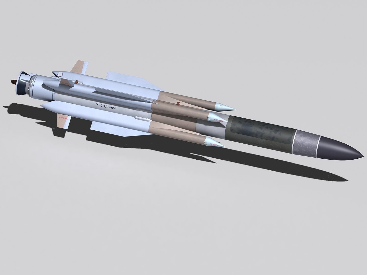 3d Kh-31ad Missile
