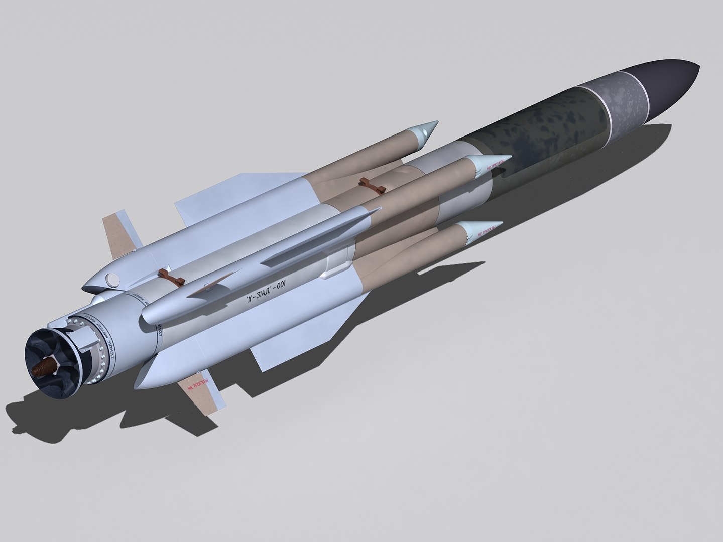 3d Kh-31ad Missile