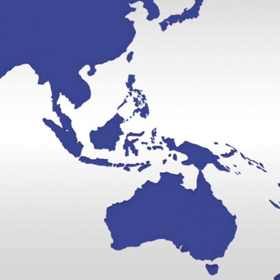 globe continents 3d model