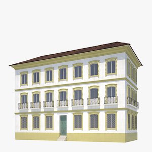 Download Free & Premium Colonial House 3D Models | TurboSquid