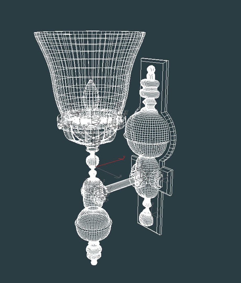 wall lamp 3d model