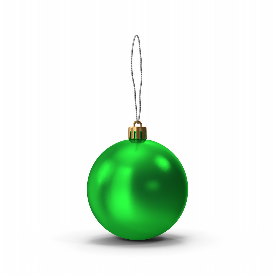 Christmas Ornament Green 3D model - TurboSquid 1985647