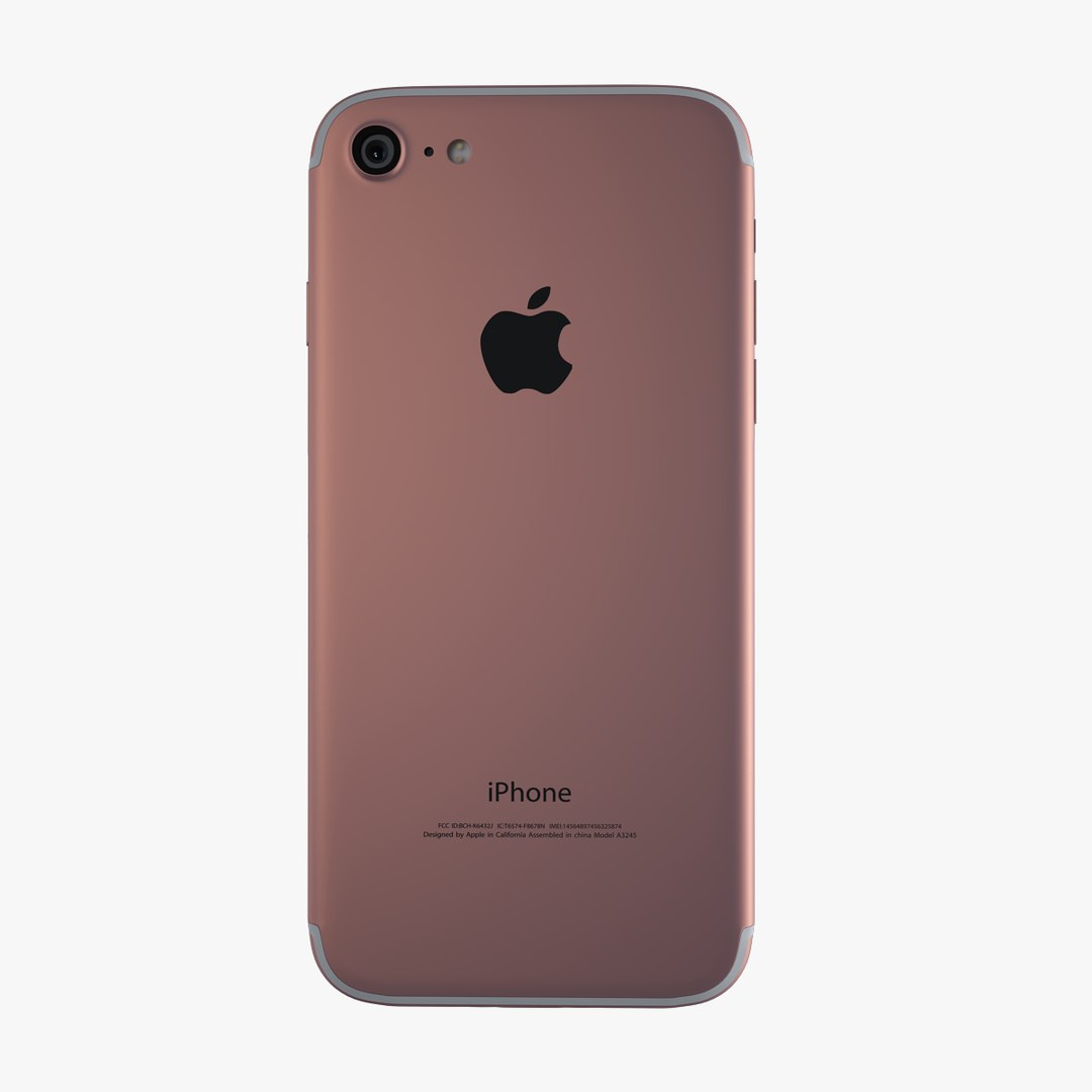 3d Model Apple Iphone 7