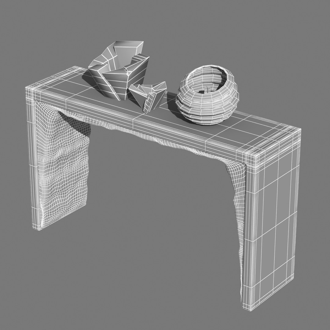 Console White Cement Rock 3D Model - TurboSquid 1178201