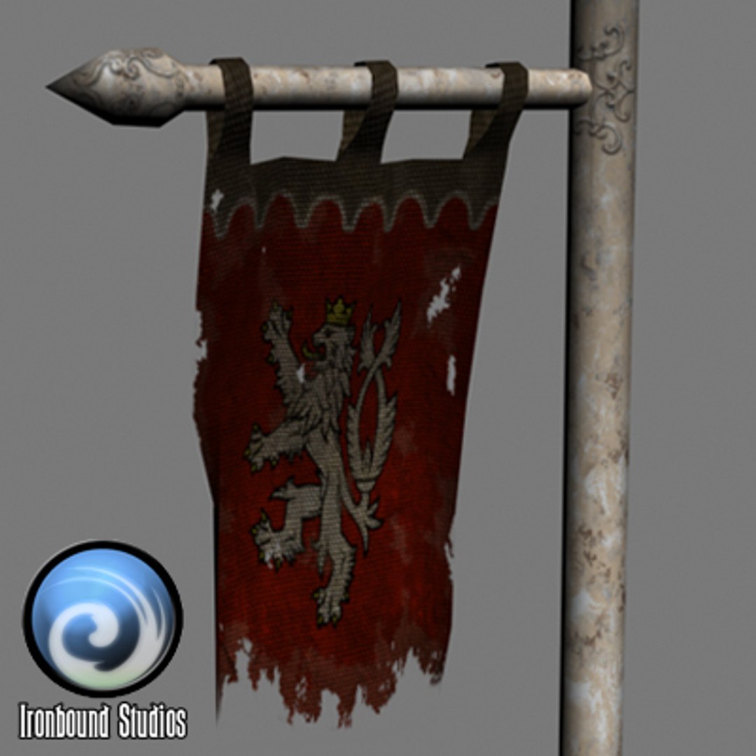 3ds Max Flag Animations Post Lamp
