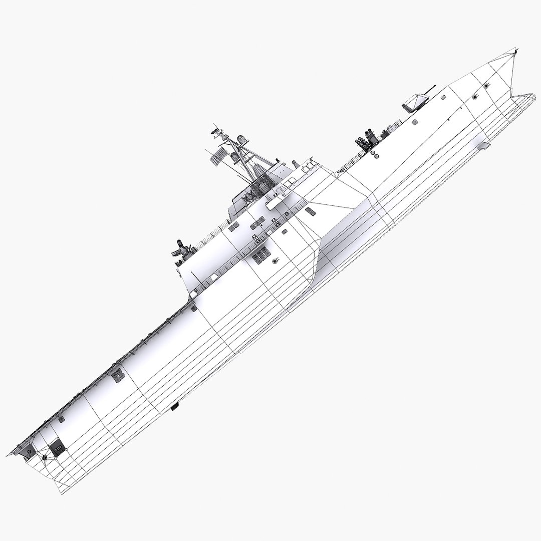 3d model uss coronado lcs-4 littoral combat