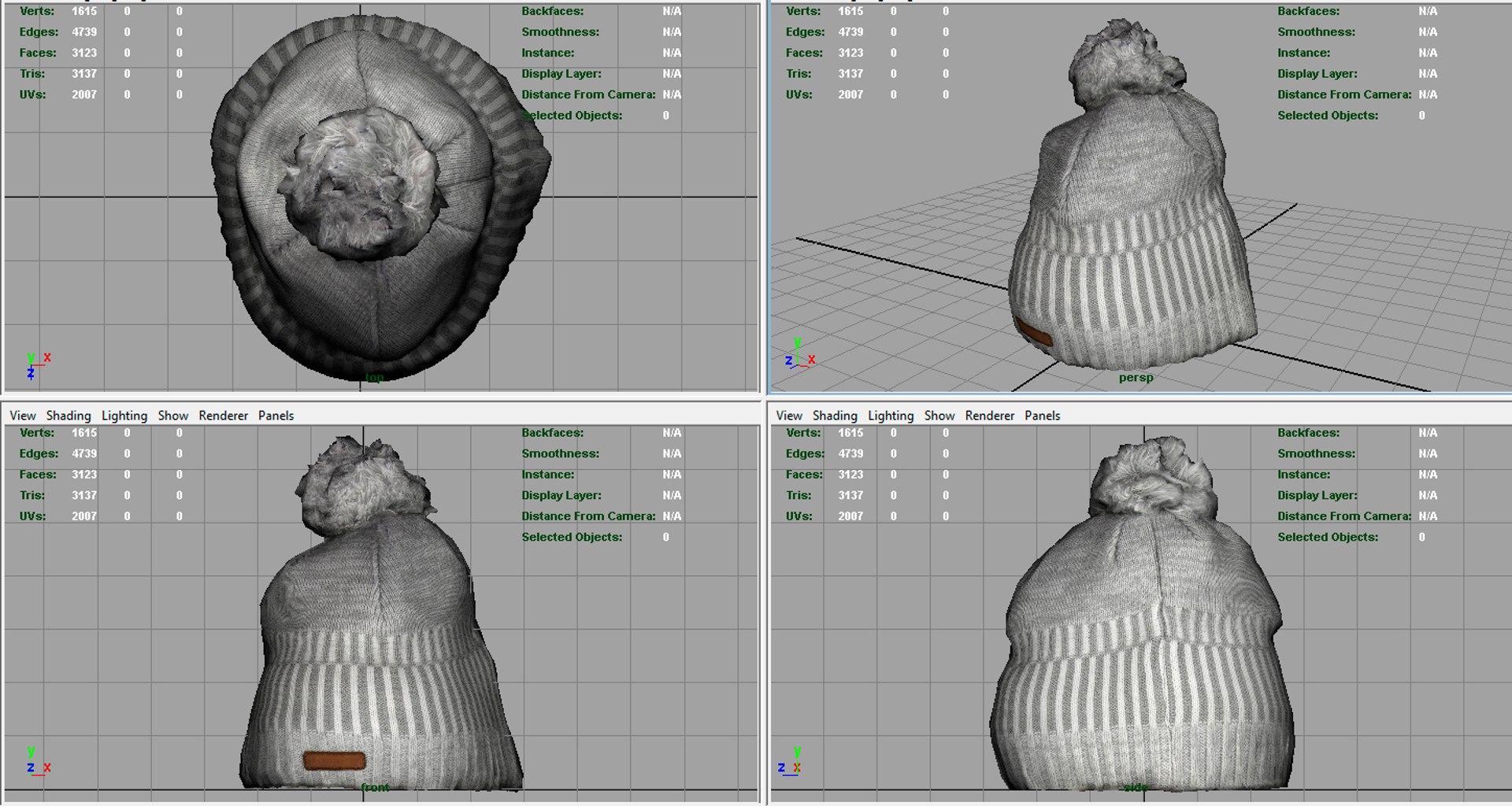 3D Winter Hat - TurboSquid 1339197