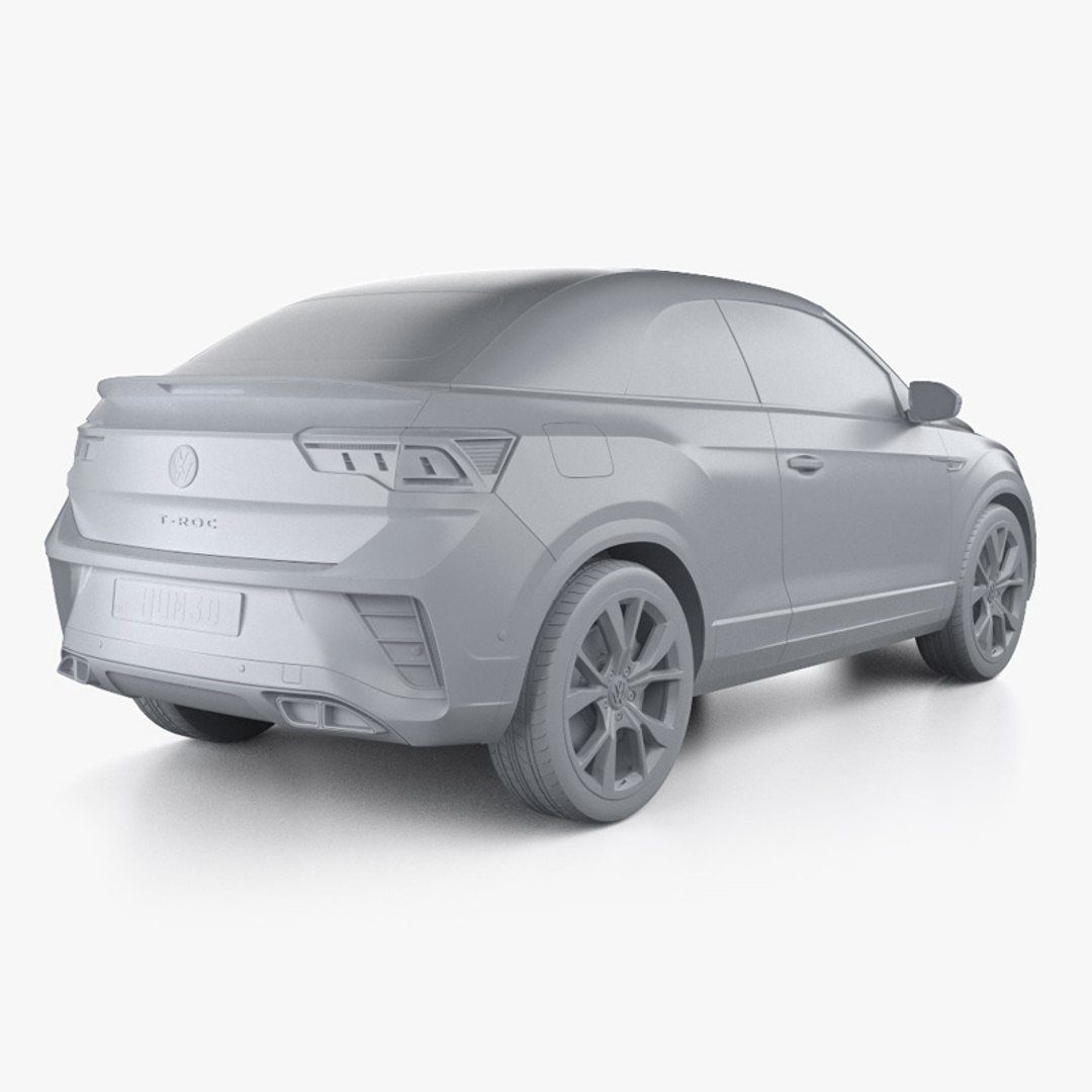 3D Volkswagen T-Roc R-Line cabriolet 2021 - TurboSquid 1945694