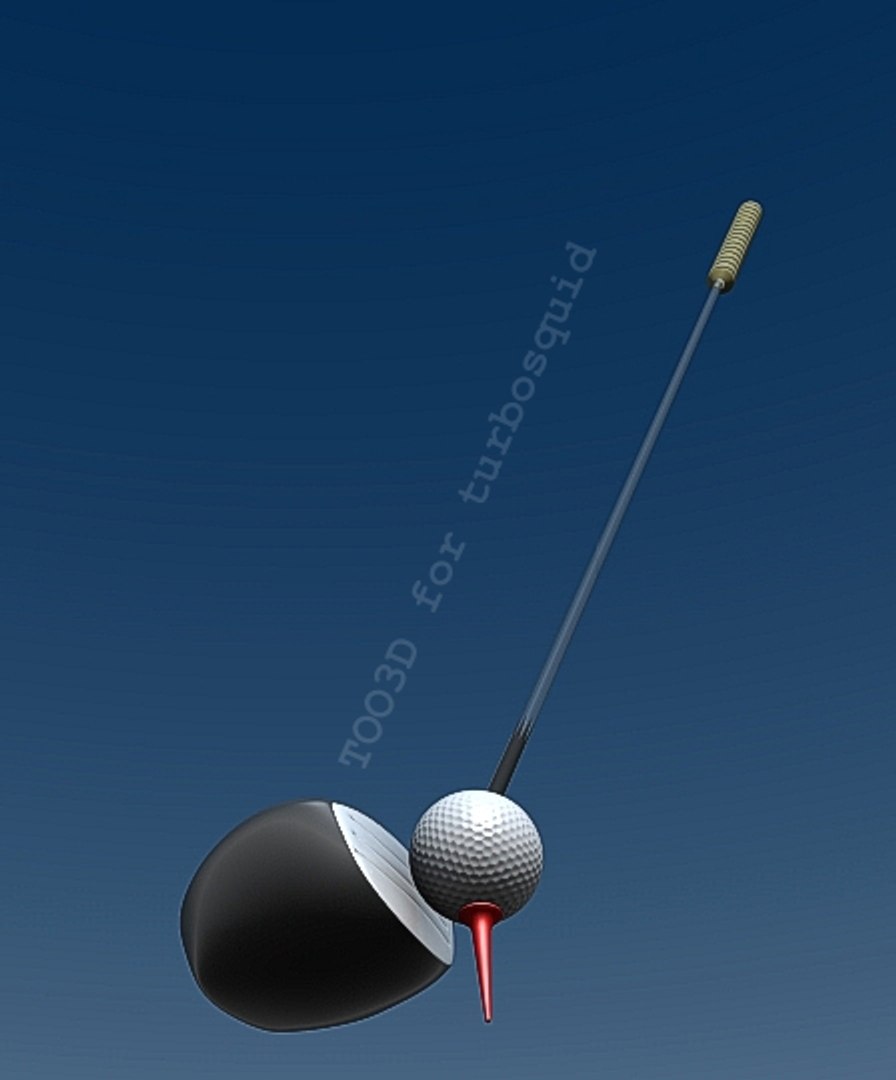 3d Model Golf Driver