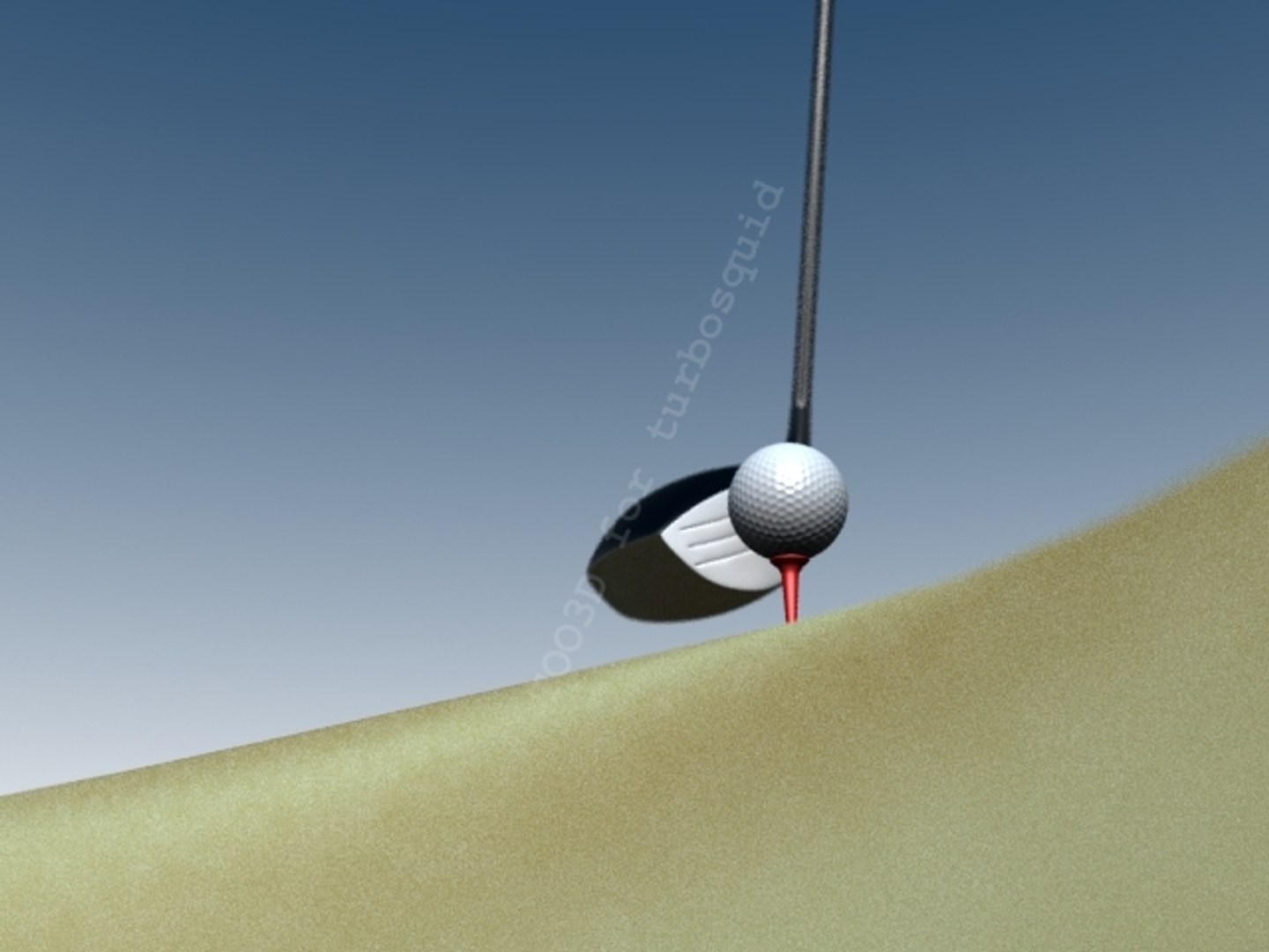 3d Model Golf Driver