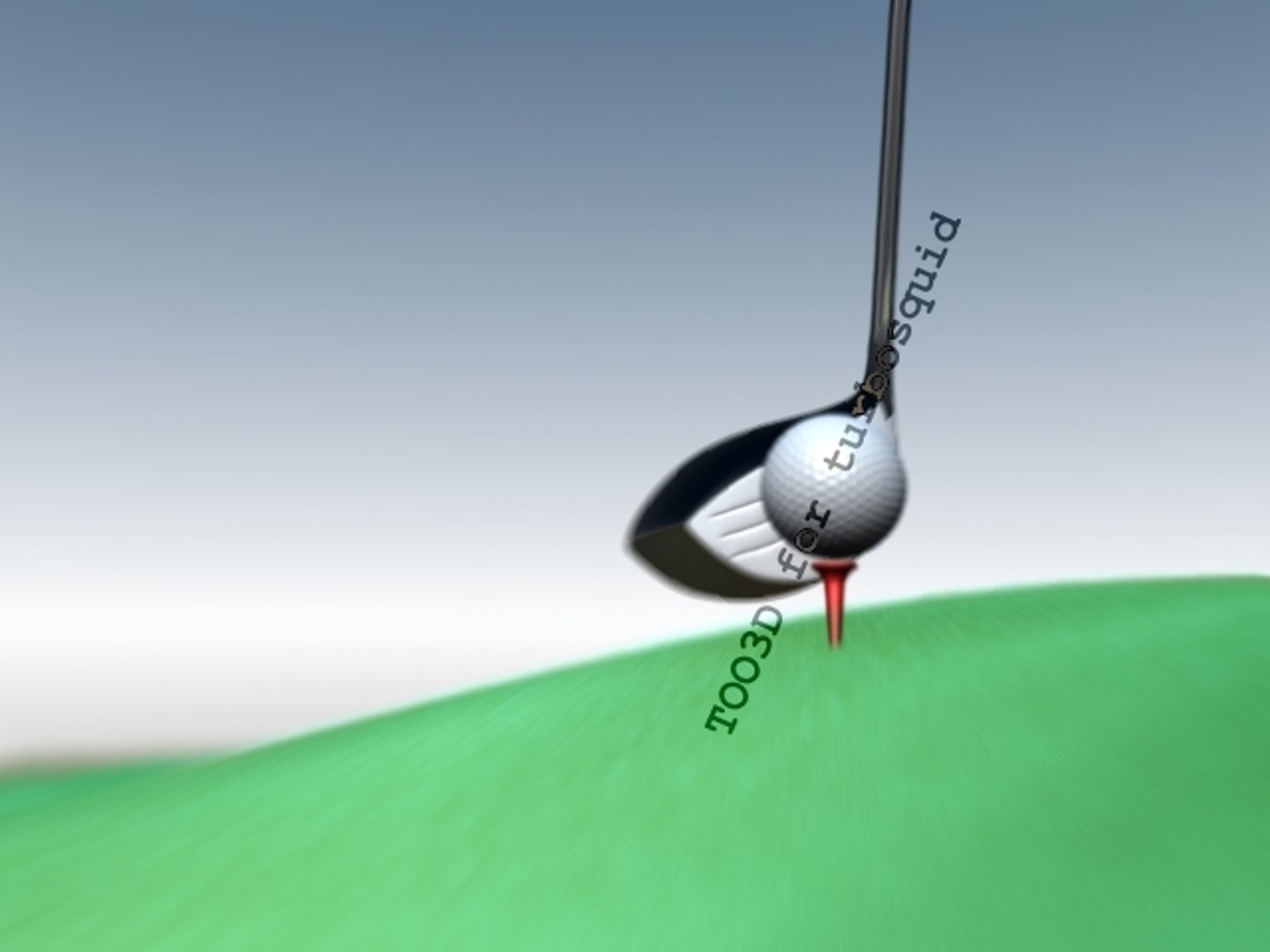 3d Model Golf Driver