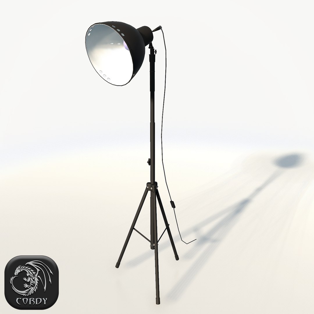 3d realistic lamp model