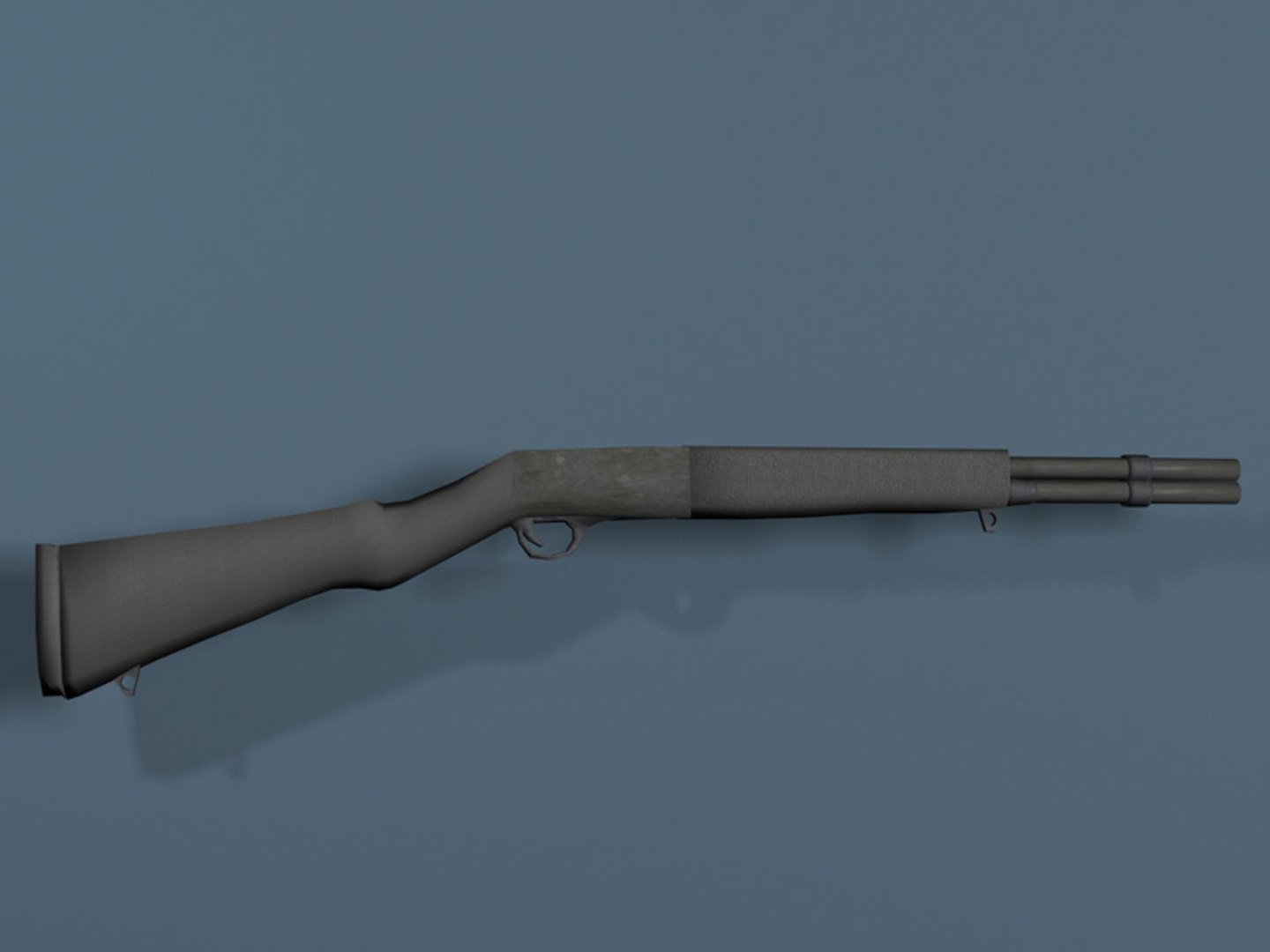 shotgun gun 3d max