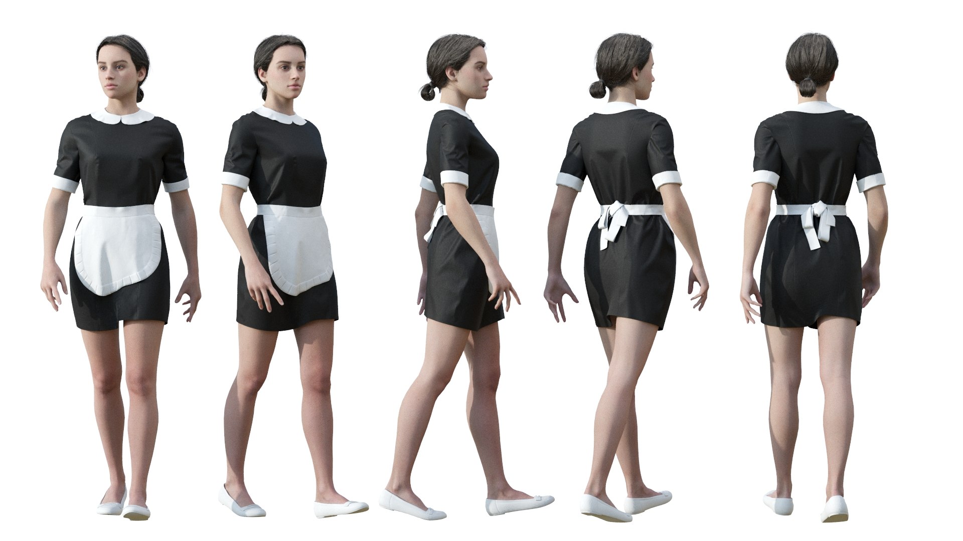 3D Housemaid - TurboSquid 2131585