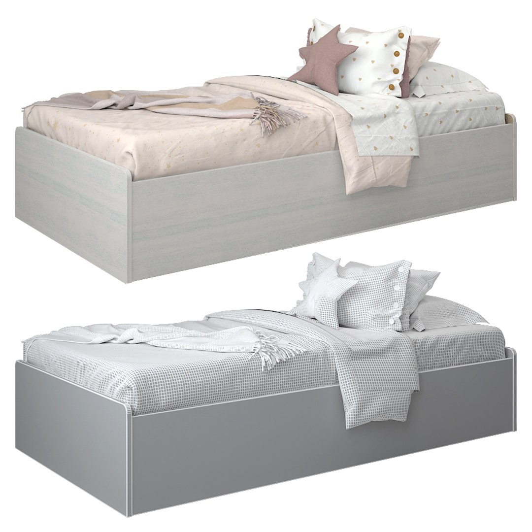 Linen Bedding 3D Model - TurboSquid 1607367