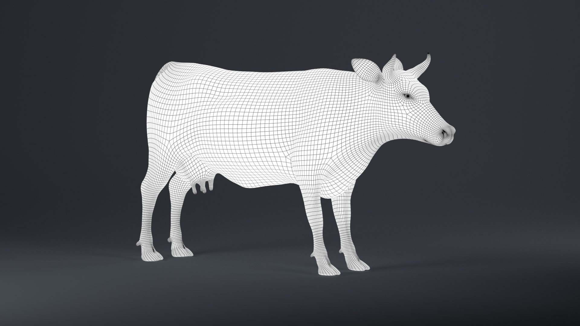 Holstein Cow Animation 3D Model - TurboSquid 1620282