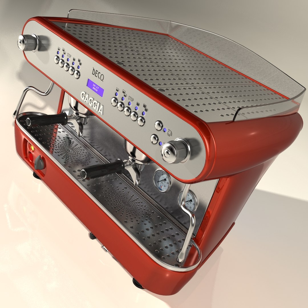 3d Commercial Gaggia Deco Coffee Maker