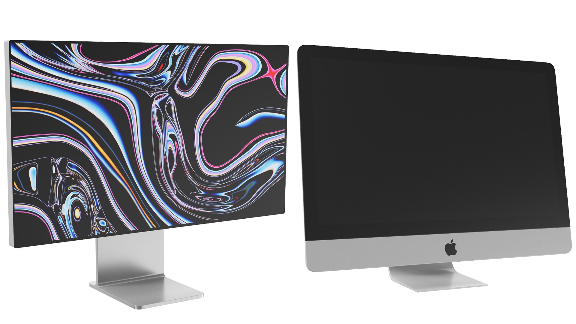 Two IMac Monitor 3D model - TurboSquid 1848646