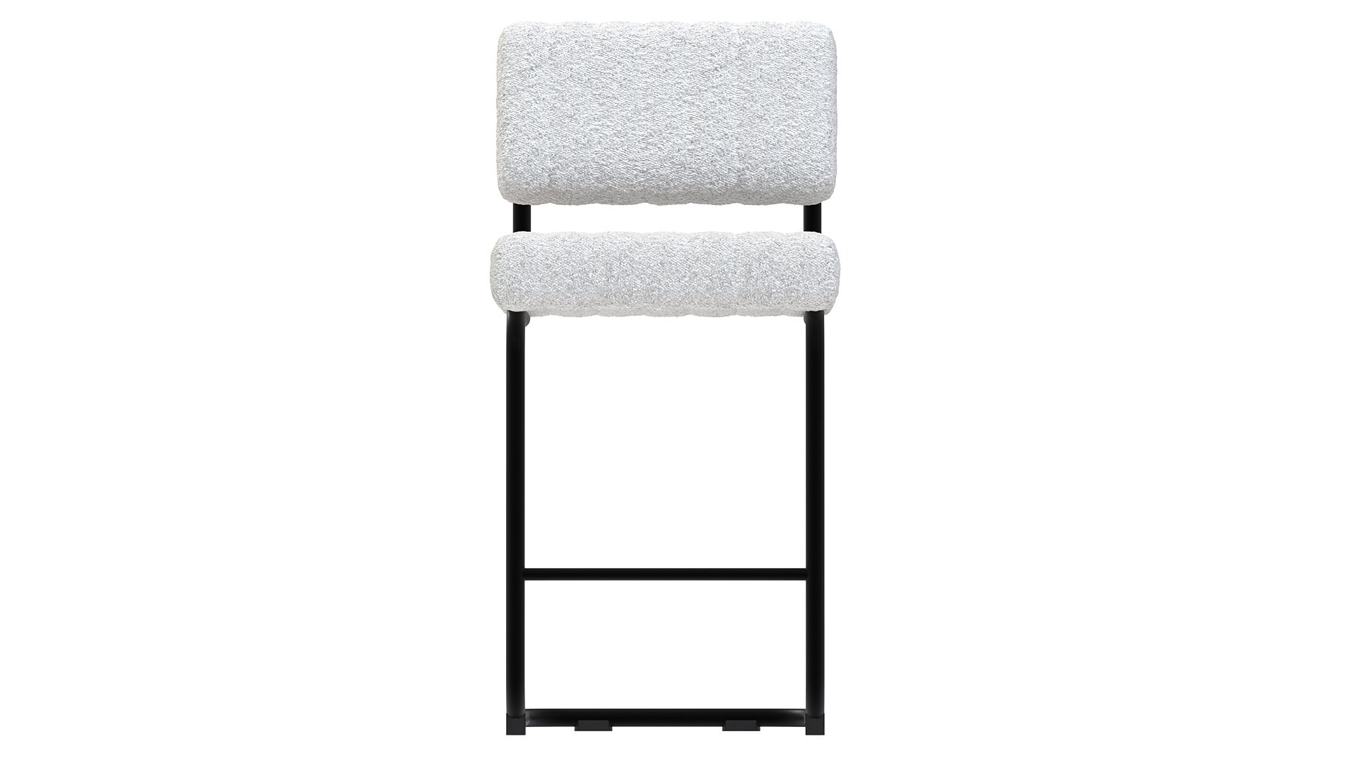 Blake Boucle Bar Stool Black Base 3D Model - TurboSquid 2081087