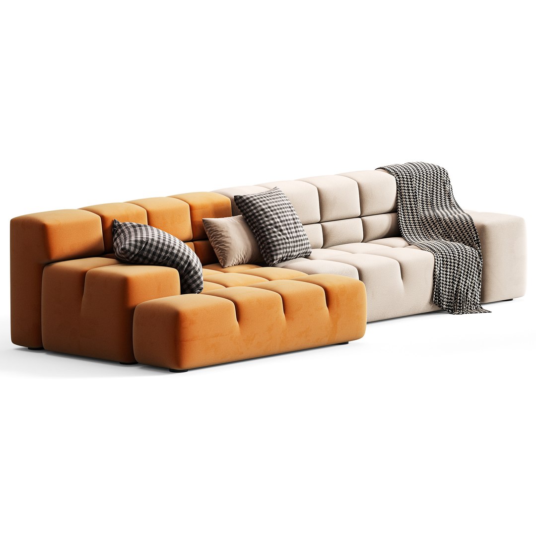 3D BB ITALIA Tufty Time Sofa - TurboSquid 2320541